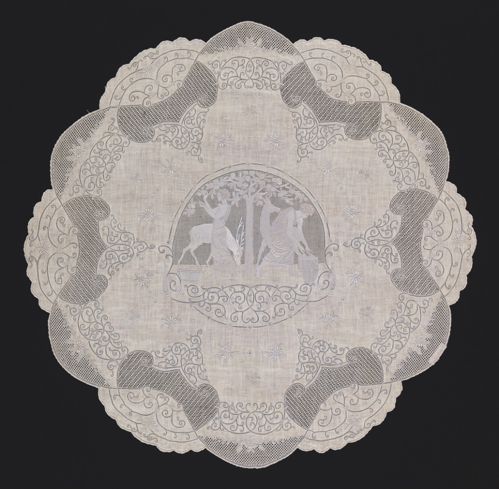 A Hand Made Swiss Embroidery | Cooper Hewitt, Smithsonian Design Museum