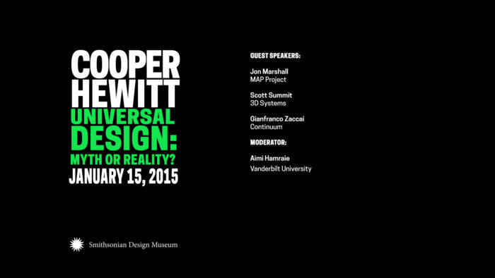universal design | Cooper Hewitt, Smithsonian Design Museum