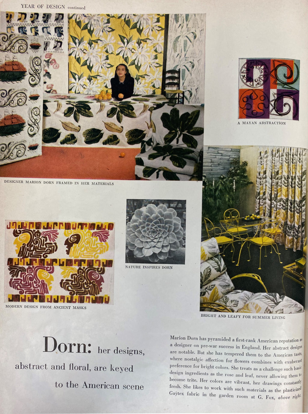 Marion Dorn, Back in the USA | Cooper Hewitt, Smithsonian Design Museum#