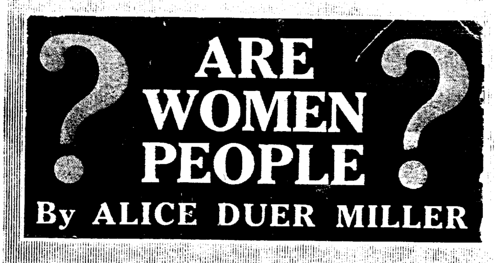 The Hewitt Sisters and the Anti-Suffrage Movement | Cooper Hewitt ...