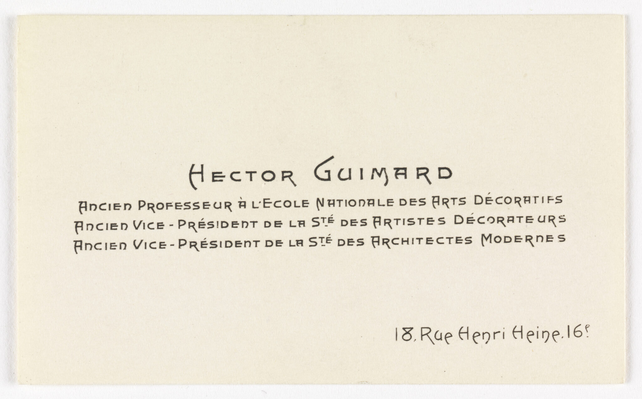 Le Style Guimard | Cooper Hewitt, Smithsonian Design Museum